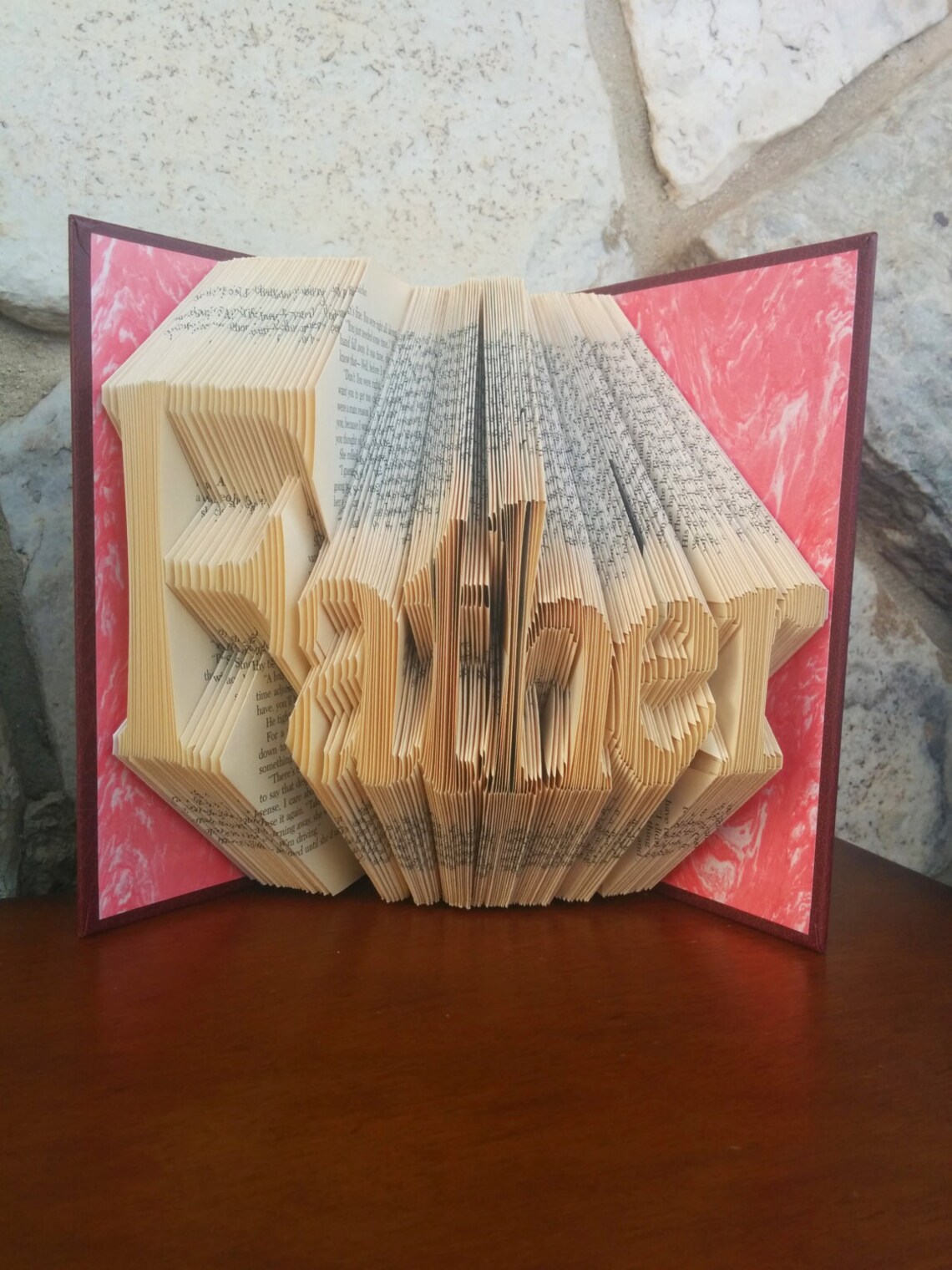 Father- Folded Book Art - Fully Customizable, Dad, Father's Day - Etsy