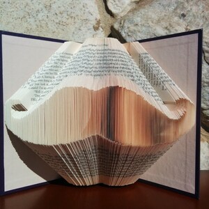 Moustache - Folded Book Art -fully Customizable, Mustache, Hipster - Etsy