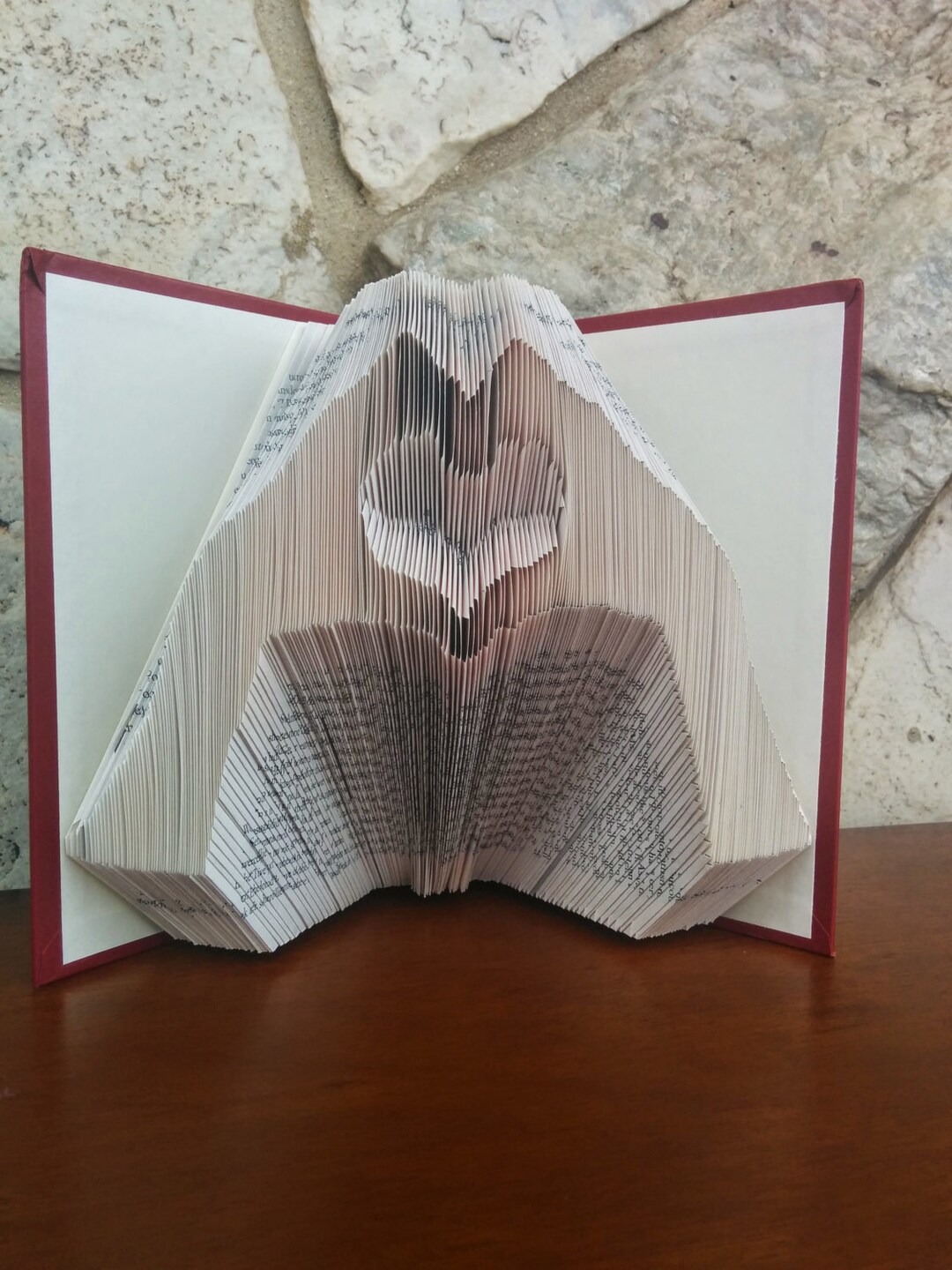 Love Hands - Folded Book Art - Fully Customizable, Romantic, Heart ...