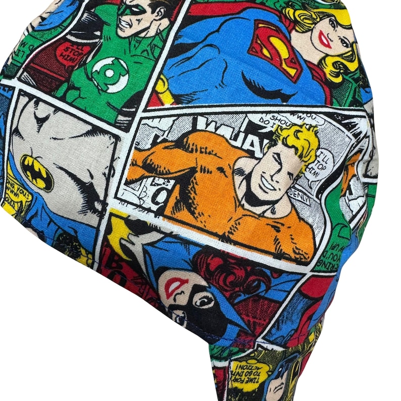 Comic Super Hero Welding Cap 100% Cotton - Etsy