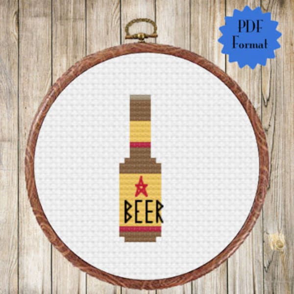 Beer Cross Stitch - Etsy