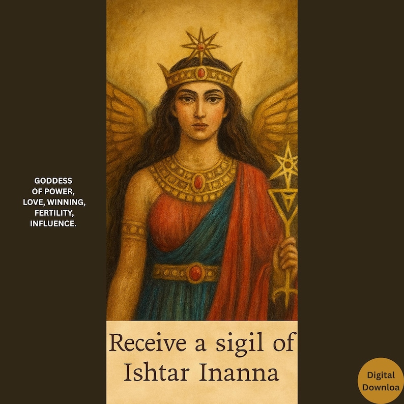 Ishtar Inanna Sigil Digital Download | Instant Download | Pdf - Etsy