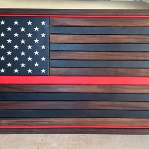 Red Line Flag, Firefighter Flag, Thin Red Line, Fireman Gifts, Thin Red ...