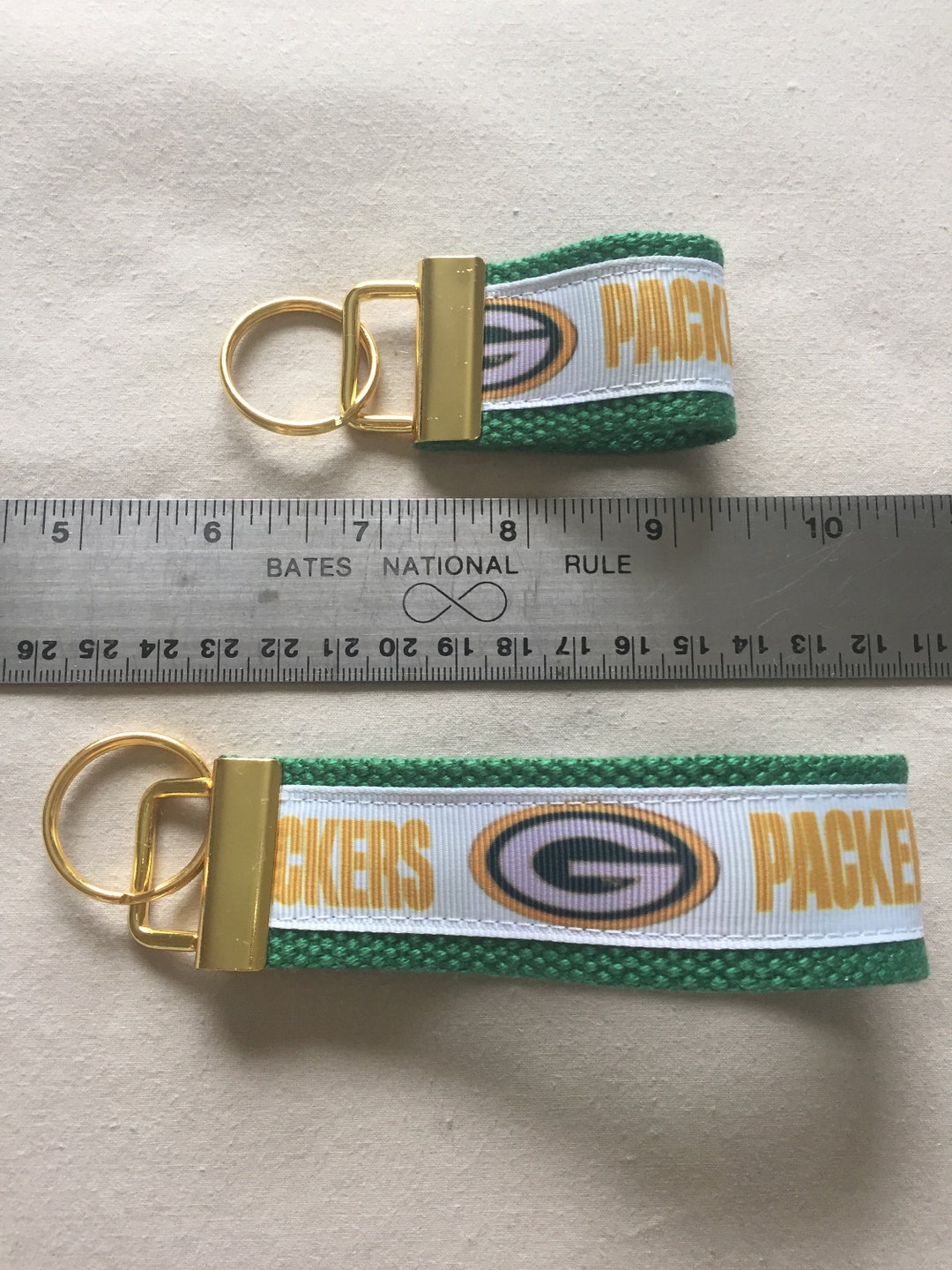 Green Bay Packers Keychain/wristlet, New Driver, Gift to Son, NFL ...