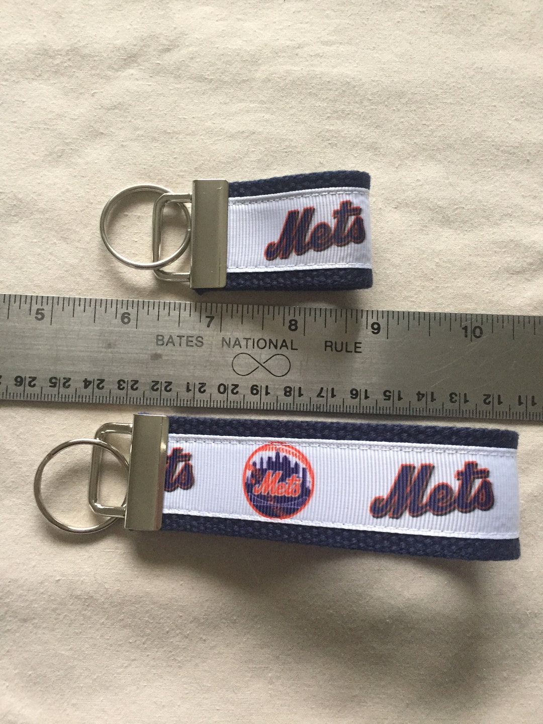 New York Mets Keychain/wristlet, New Driver, Gift to Son, MLB Keychain ...