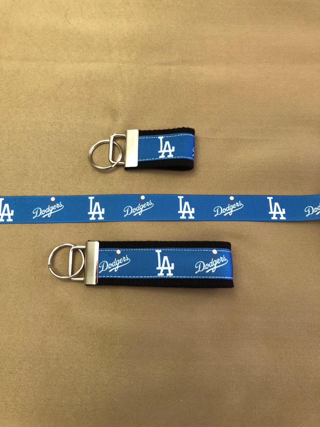 L.A. Dodgers Keychain/wristlet New Driver Gift to - Etsy