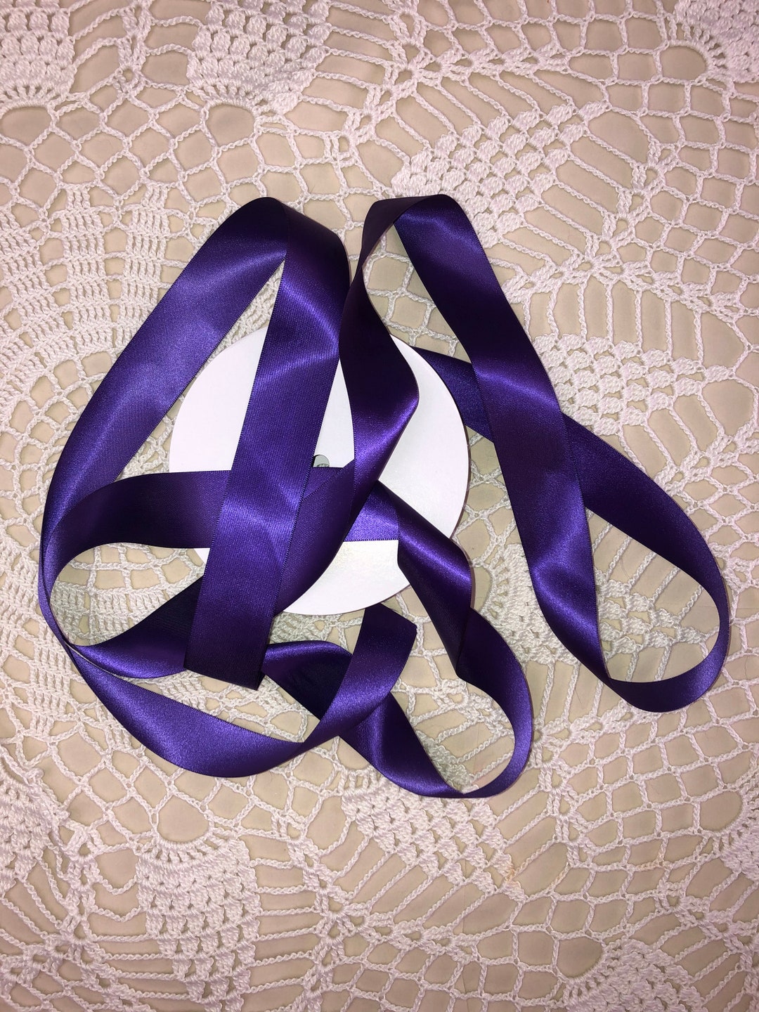Purple, Grape Ribbon - 1.5" Wide Double Faced, by the YARD, Craft ...