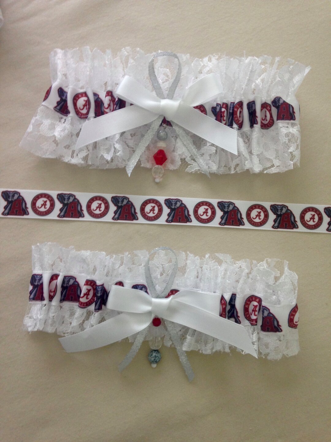 Alabama Crimson Tide Garters, Wedding Garter, Bridal Garter, College ...
