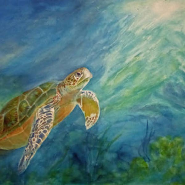 Honu Painting - Etsy
