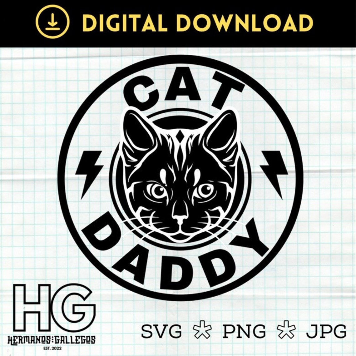 Cat Daddy (DIGITAL DOWNLOAD) - Etsy