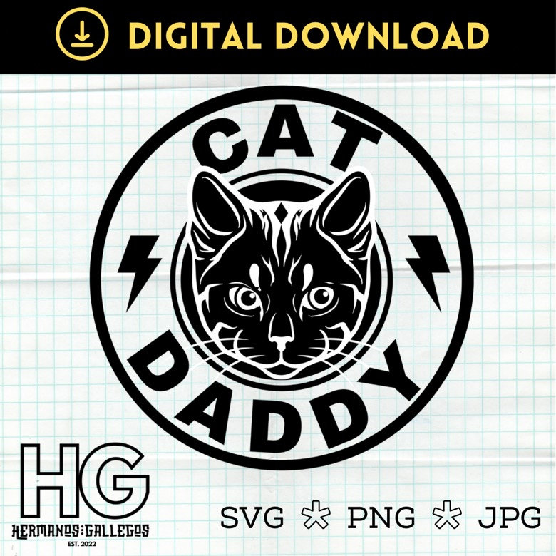 Cat Daddy (DIGITAL DOWNLOAD) - Etsy