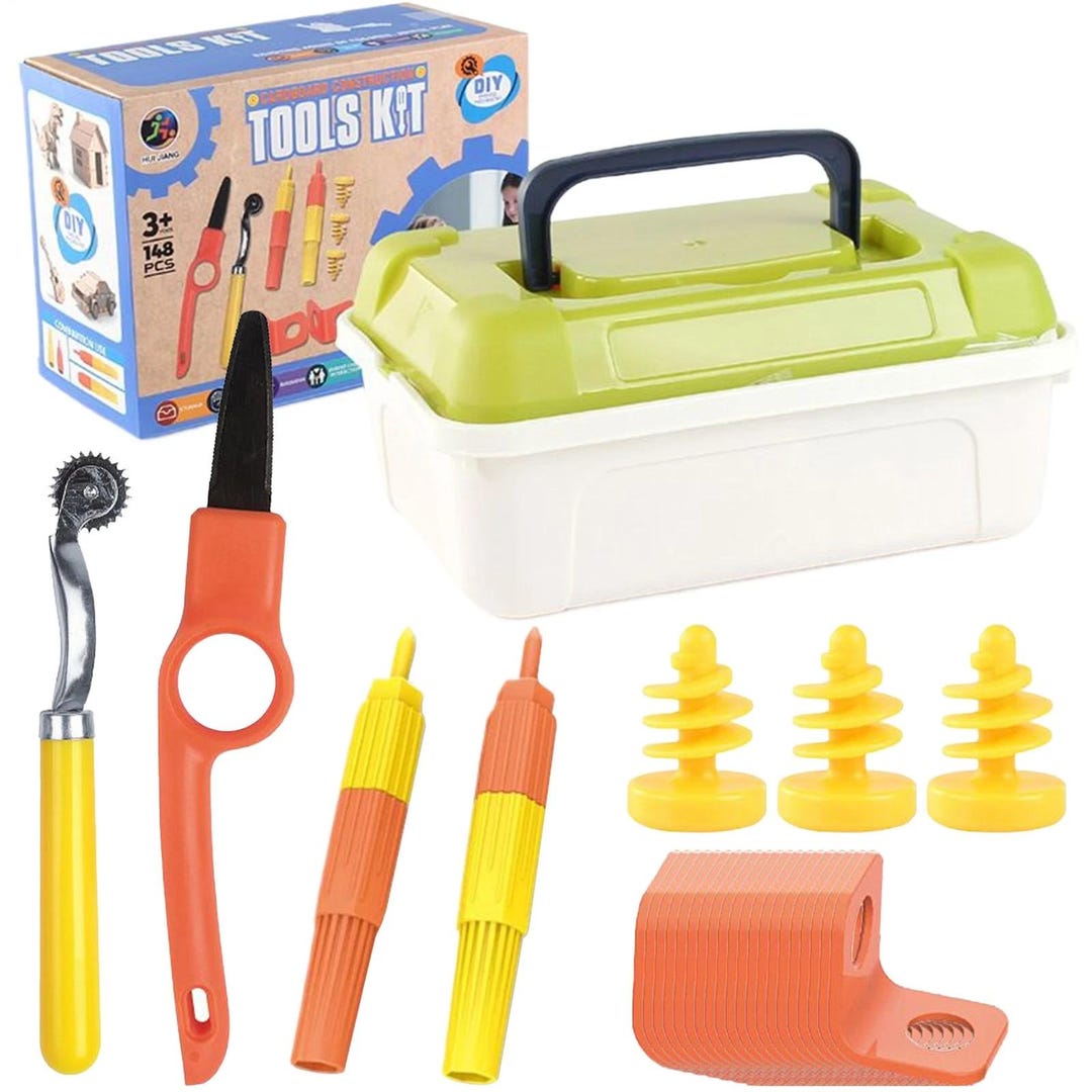 Construction Tool Kit Cardboard Building Tool Set Educational STEM - Etsy