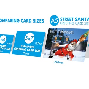 Baseball Christmas Card | What a Catch by Santa Claus | Super Card for ...