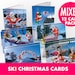 Ski Christmas Cards - 12 Card Pack - A5 Size - Funny Christmas Cards ...