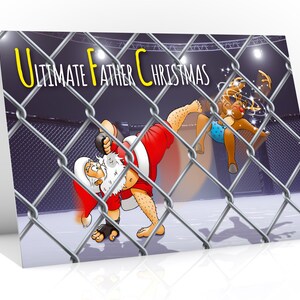 Karate Christmas Card MMA Christmas Card Kick Boxing Christmas Card ...