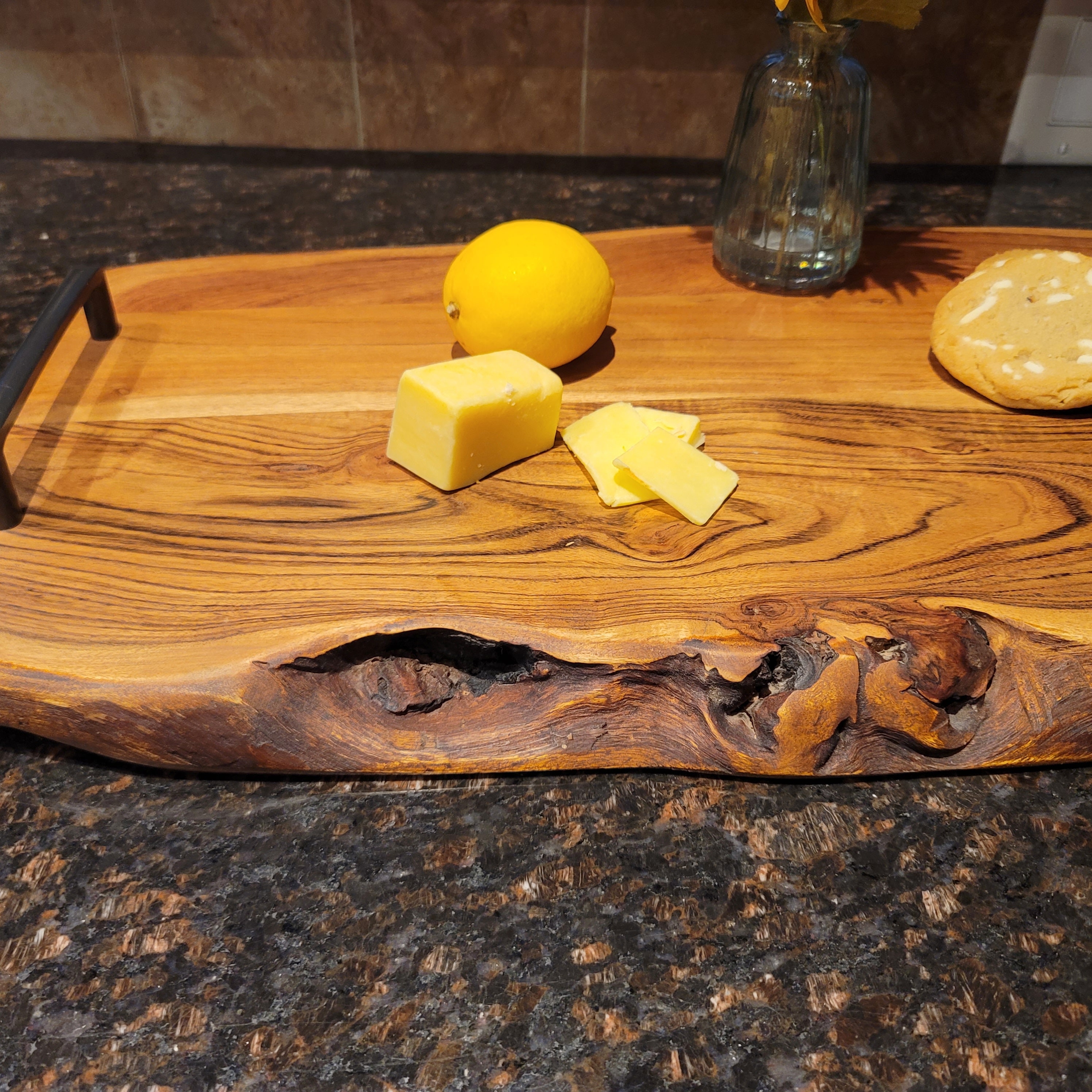 Serving Board Live Edge Extra Large Serving Tray. Rustic - Etsy