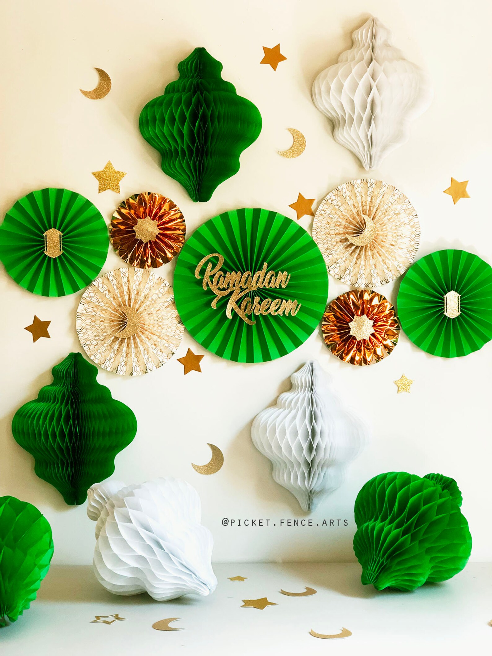 Ramadan Lanterns S/3 Honeycomb Lanterns Ramadan Decor Eid | Etsy