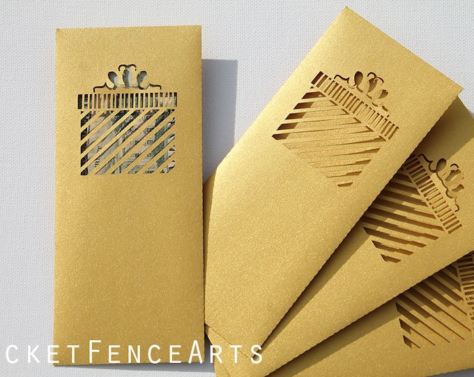 Money Envelopes, Money Holder, Shimmer Metallic Money Envelopes, Gift ...