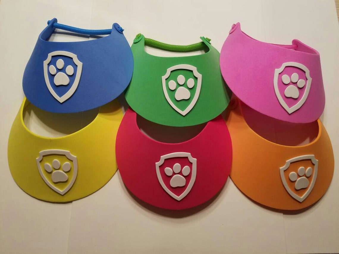 Paw Patrol Party Favor Hats set of 6 - Etsy