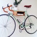 Basic Oak Wooden Bike Rack. Small Bike Storage Cabinet. Wall - Etsy