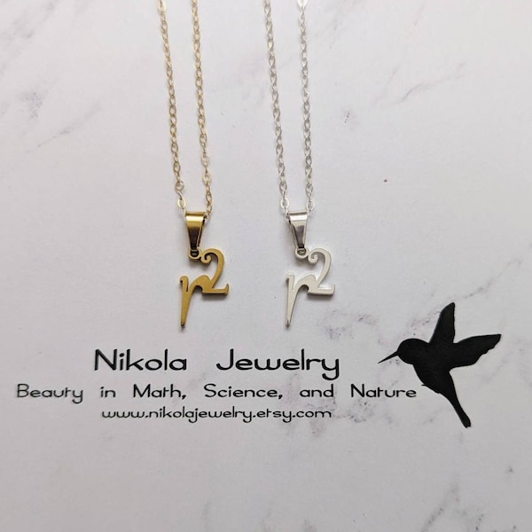 Math Necklace - Etsy