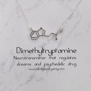 dmt molecule necklace