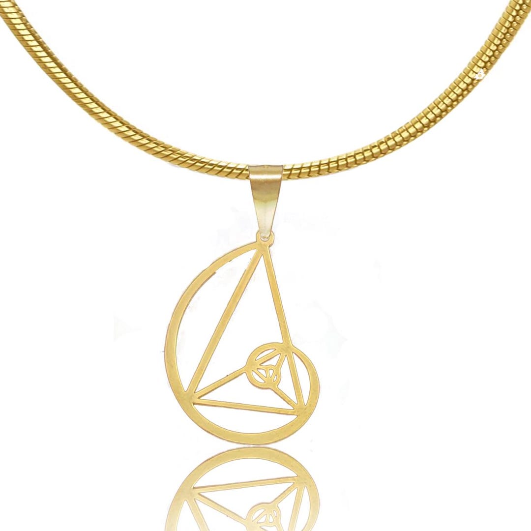Fibonacci Golden Spiral Silver or Gold Necklace, Math Jewelry, Wearable ...
