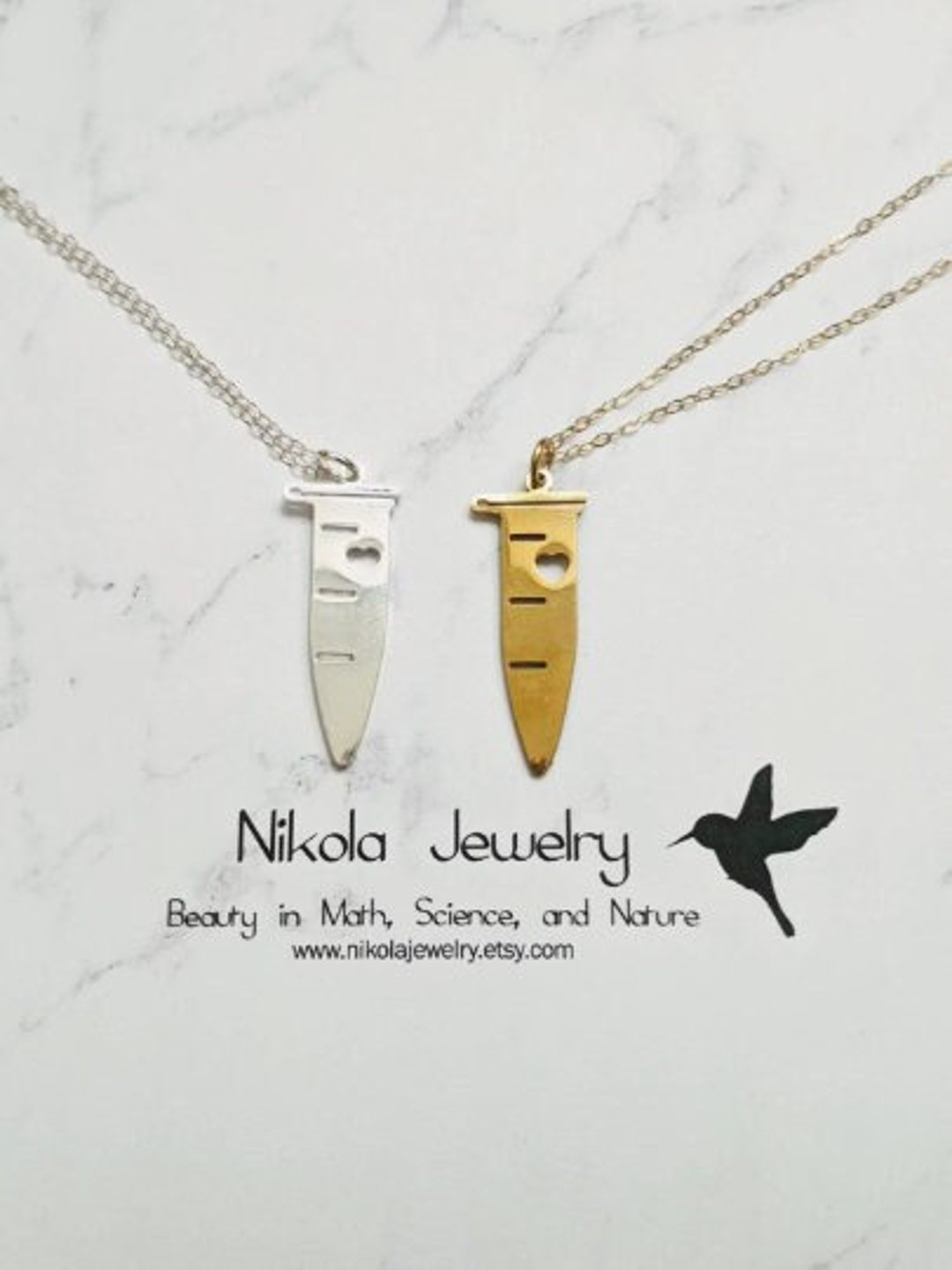 Microcentrifuge Test Tube Necklace: Science Biology Jewelry Gift - Etsy