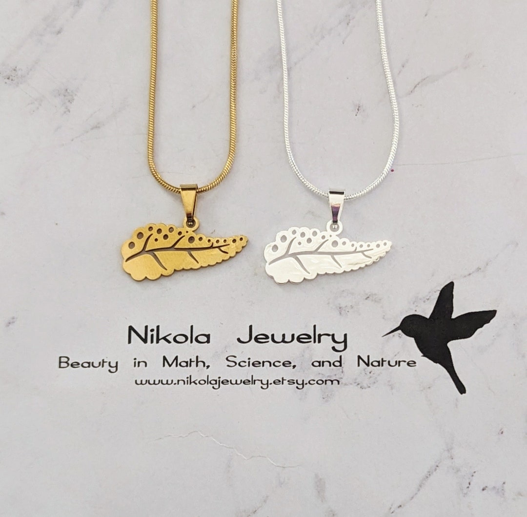 Pancreas Necklace in Silver or Gold, Pancreas Jewelry, Biology Gifts ...