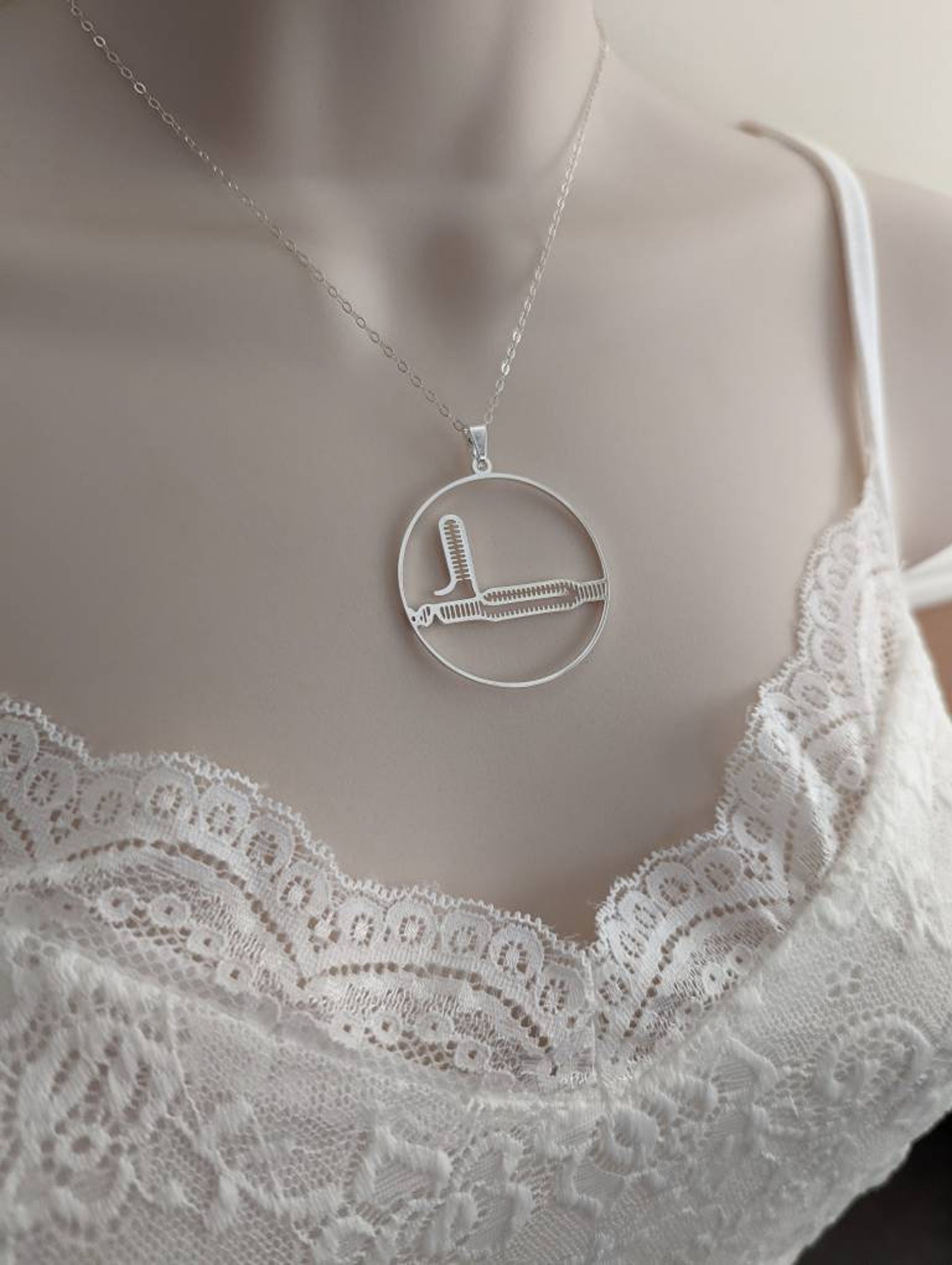 CRISPR Necklace in Gold or Silver DNA Editing Necklace - Etsy