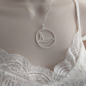 CRISPR Necklace in Gold or Silver, DNA Editing Necklace, Biology Necklace, Science Teacher Gift ...