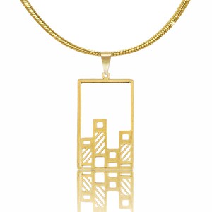 Graph Necklace in Gold or Silver, Math Necklace, Graph Jewelry ...