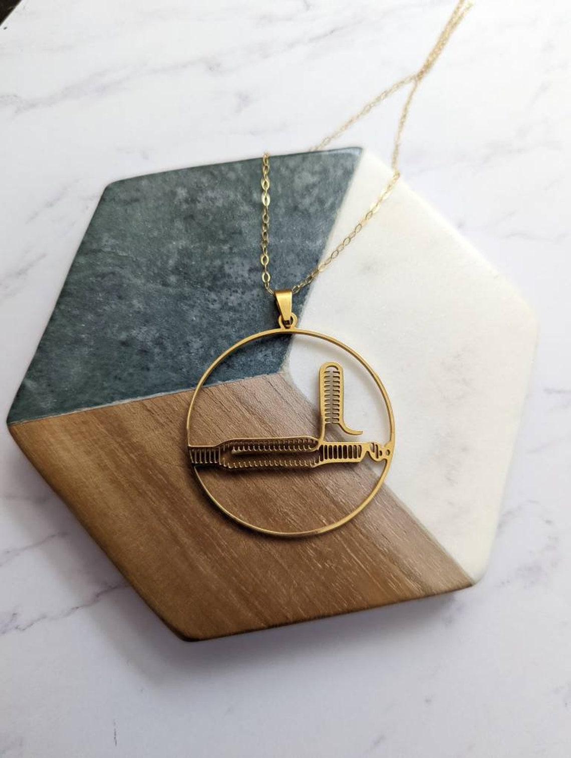 CRISPR Necklace in Gold or Silver DNA Editing Necklace - Etsy