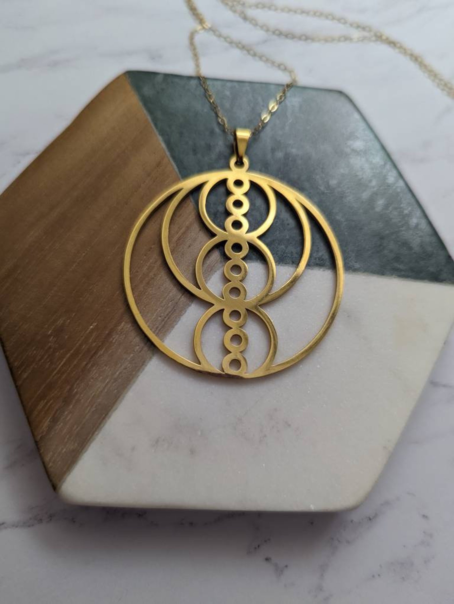 Nikola Tesla Necklace Fibonacci Necklace Nikola Tesla - Etsy