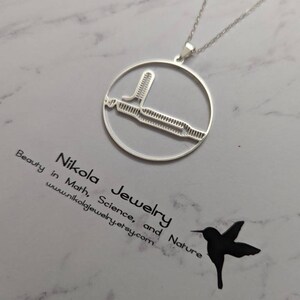CRISPR Necklace in Gold or Silver, DNA Editing Necklace, Biology Necklace, Science Teacher Gift ...