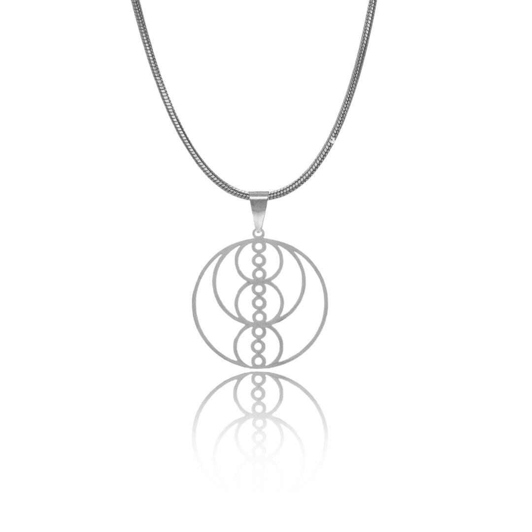 Nikola Tesla Necklace, Fibonacci Necklace, Nikola Tesla Pendant, Sacred ...