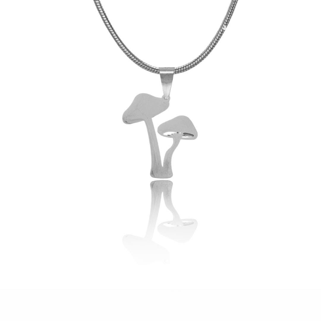 Mushrooms Necklace, Magic Psilocybin Mushroom Necklace, Science Jewelry ...