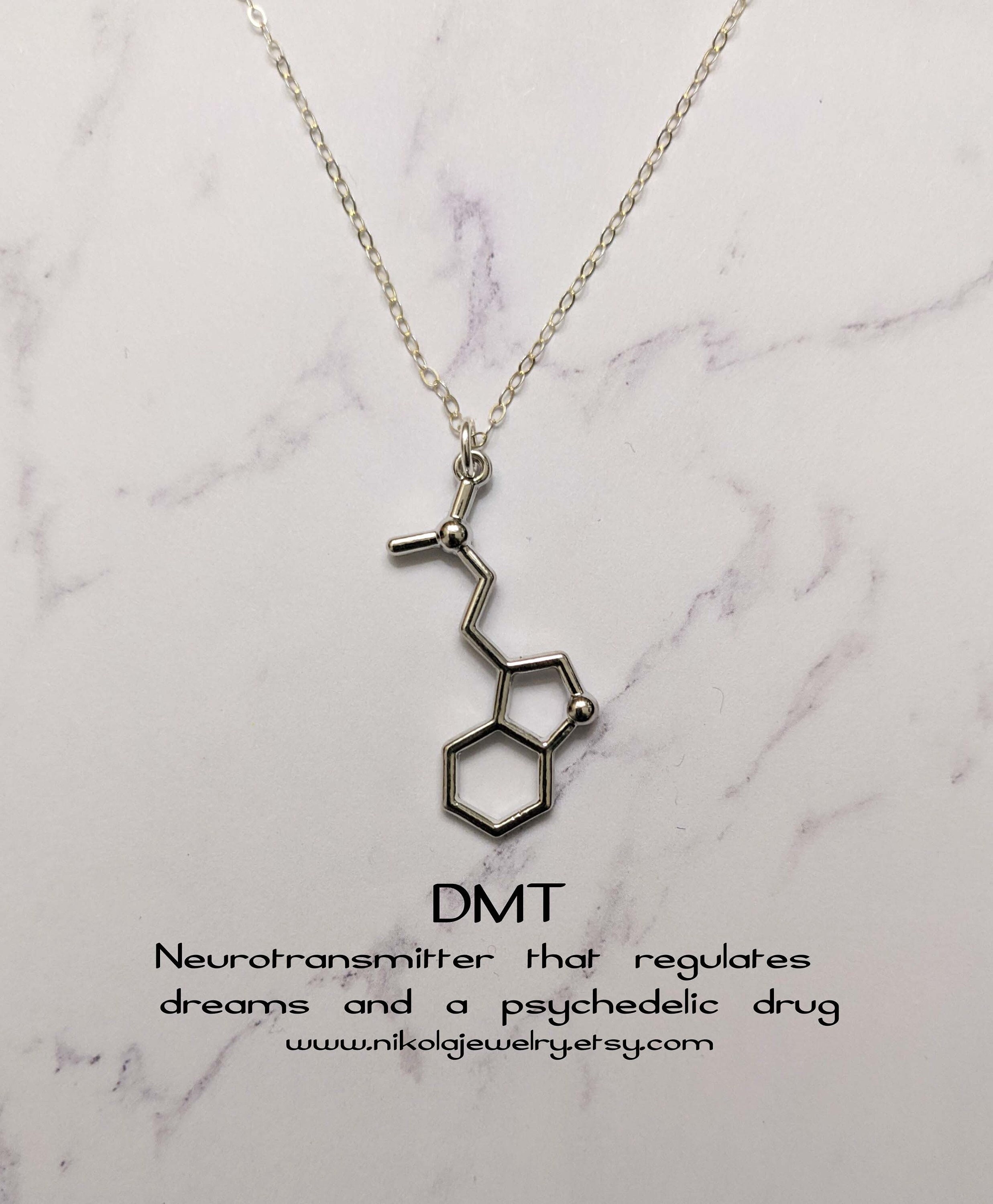 Dmt Molecule Necklace
