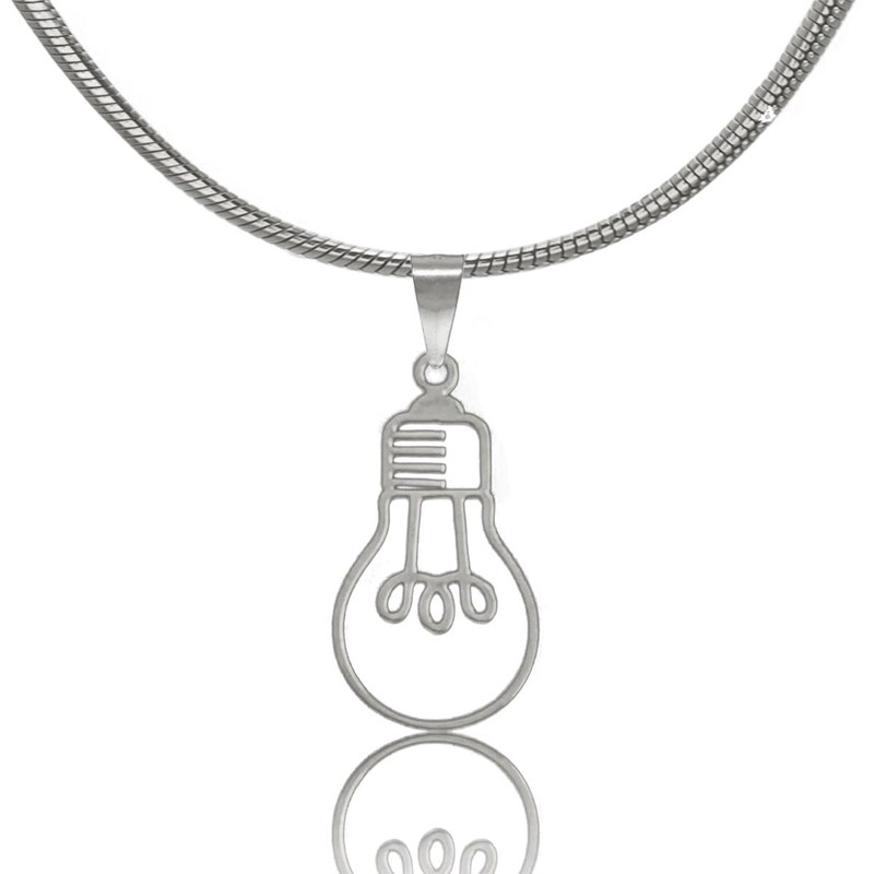 Light Bulb Necklace - Etsy