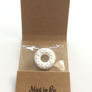 60 Personalised Mint to Be Mint Book Matchbook Style Wedding Engagement ...