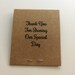50 Personalised Mint to Be Mint Book Matchbook Style Wedding Engagement ...