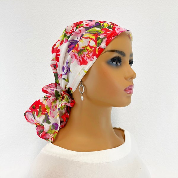 Red Head Scarf - Etsy