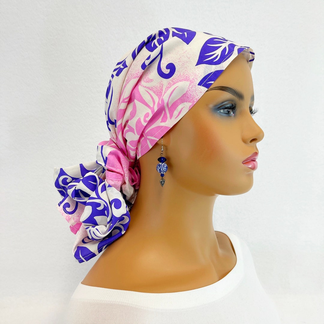 Pre Tied Chemo Head Scarf~women's Cancer Scarf~chemo Turban~light ...