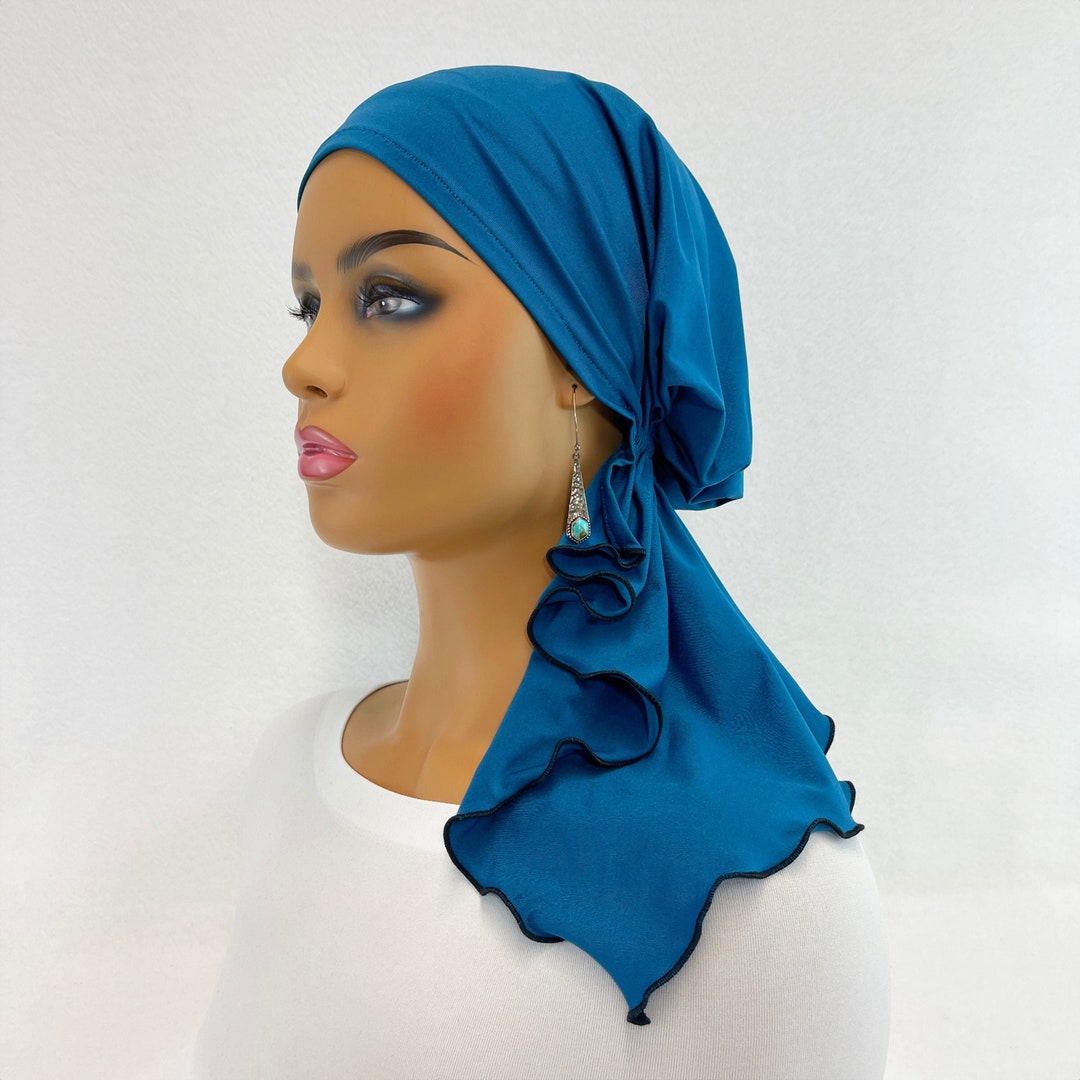 Pre Tied Chemo Head Scarf~women's Cancer Scarves~chemo Hats~caps ...