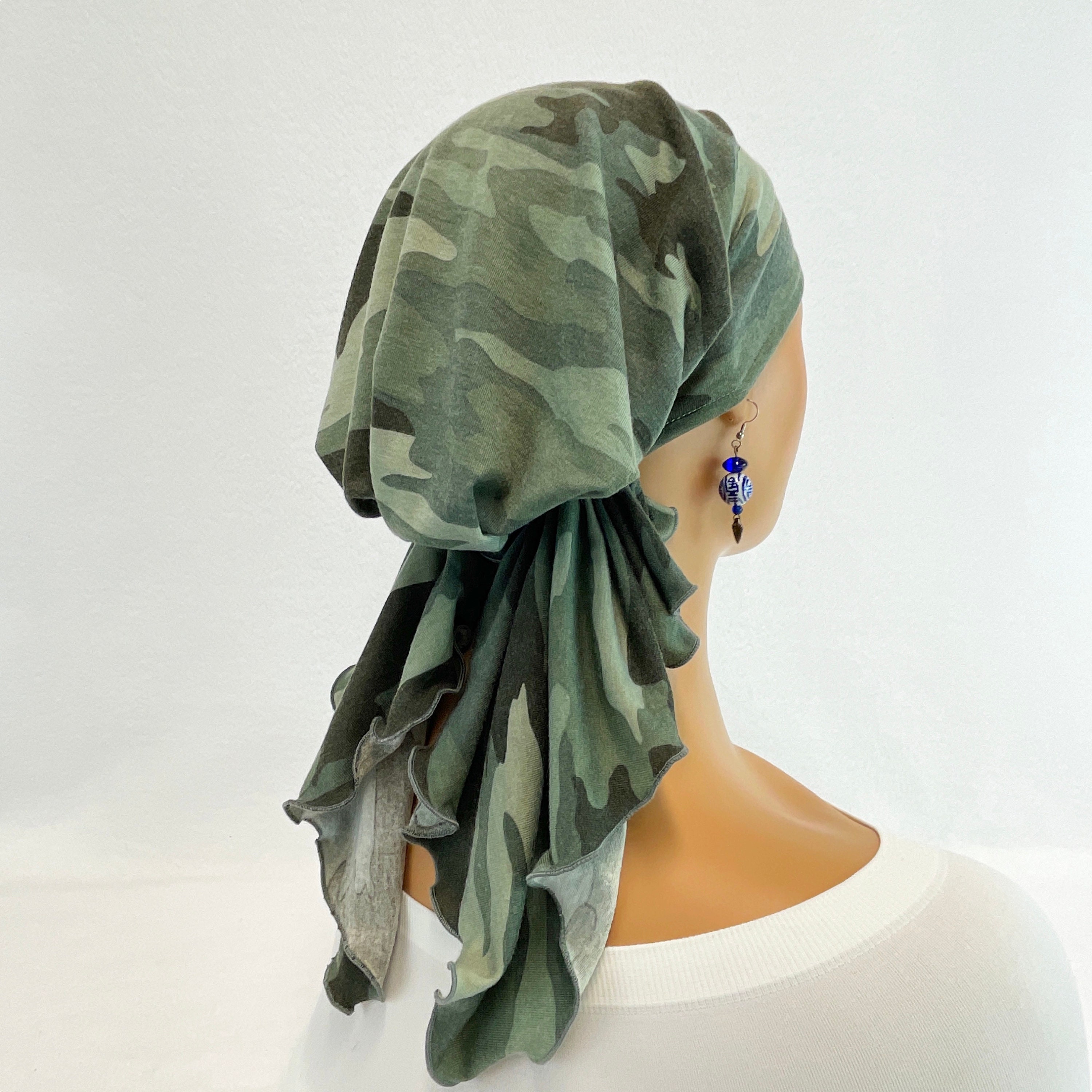 Pre Tied Chemo Head Scarfwomen's Cancer Scarveschemo | Etsy