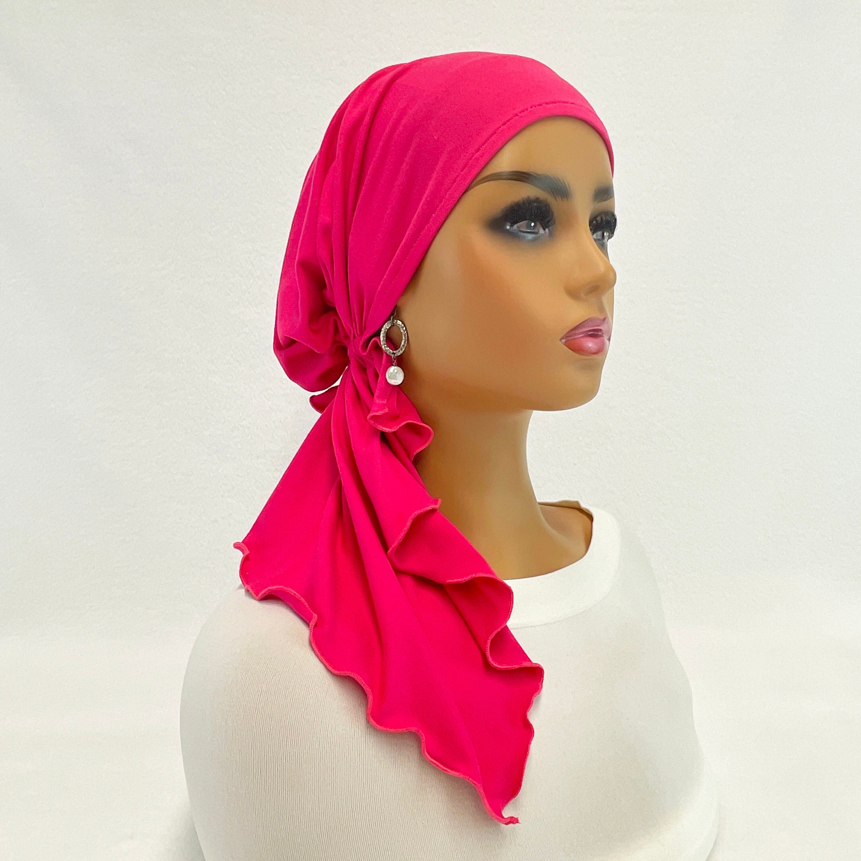 Pre Tied Chemo Head Scarf~women's Cancer Scarves~chemo Hats~caps ...