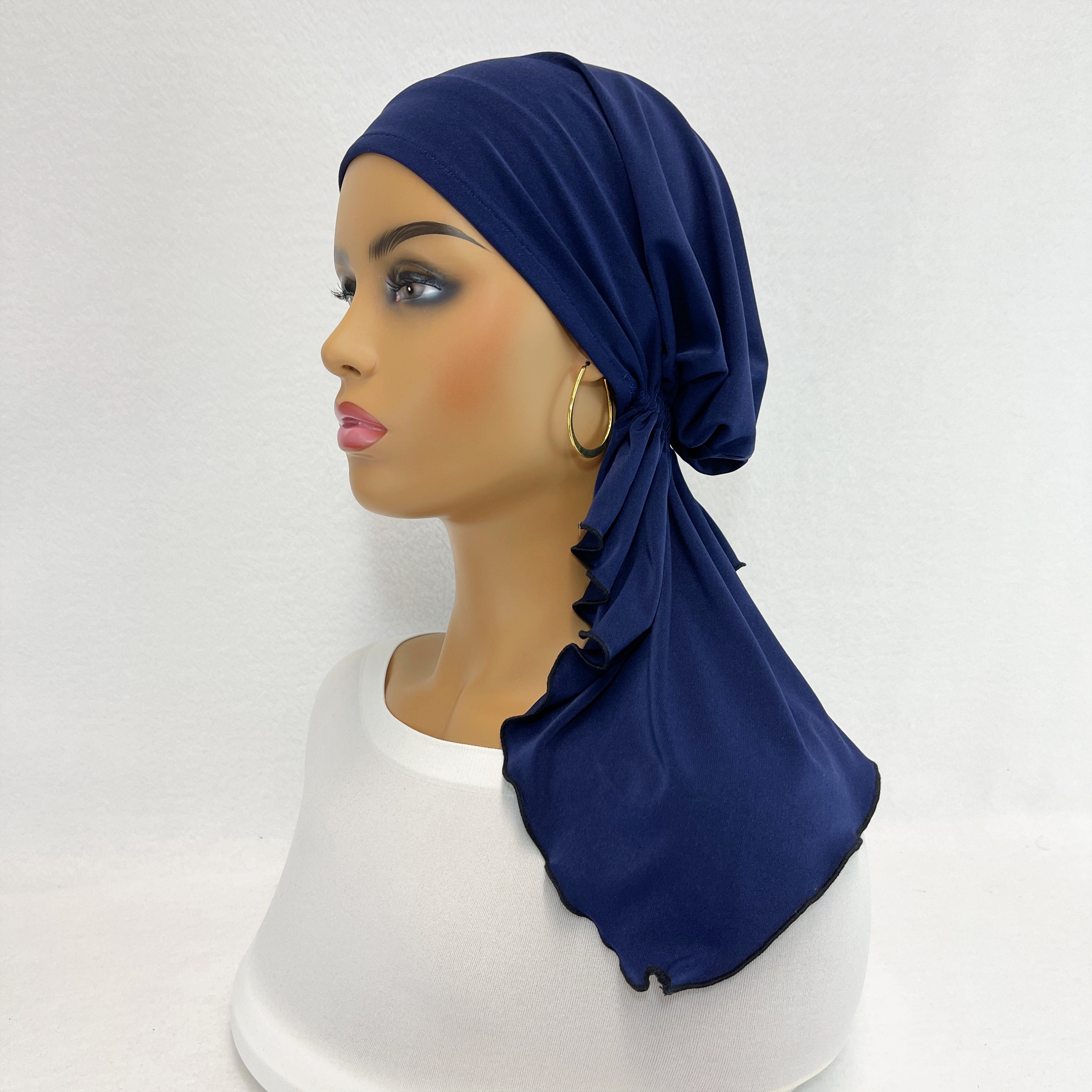 Pre Tied Chemo Head Scarf~women's Cancer Scarves~chemo Hats~caps ...