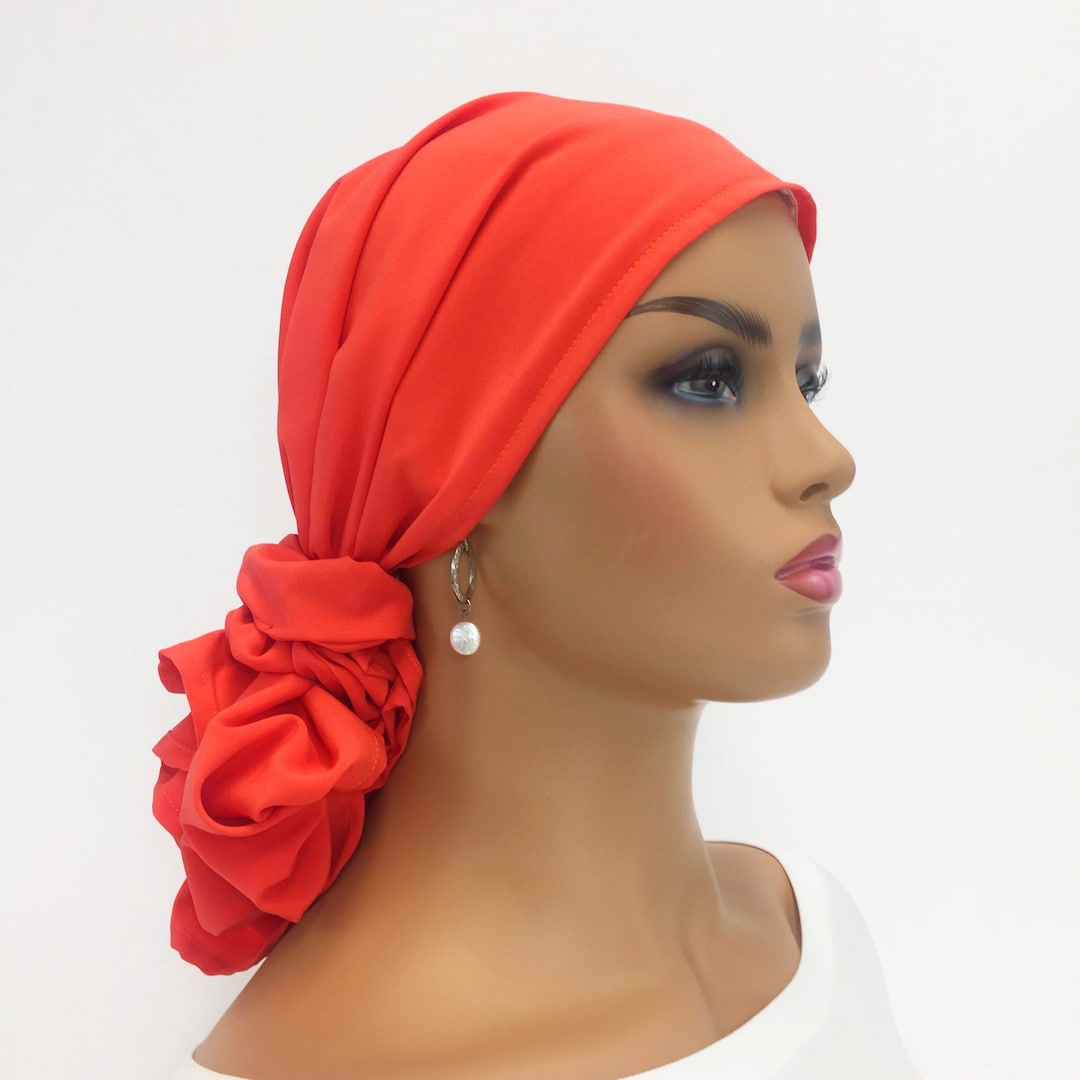 Pre Tied Chemo Head Scarf~women's Cancer Headwear~chemo Turban~hair ...
