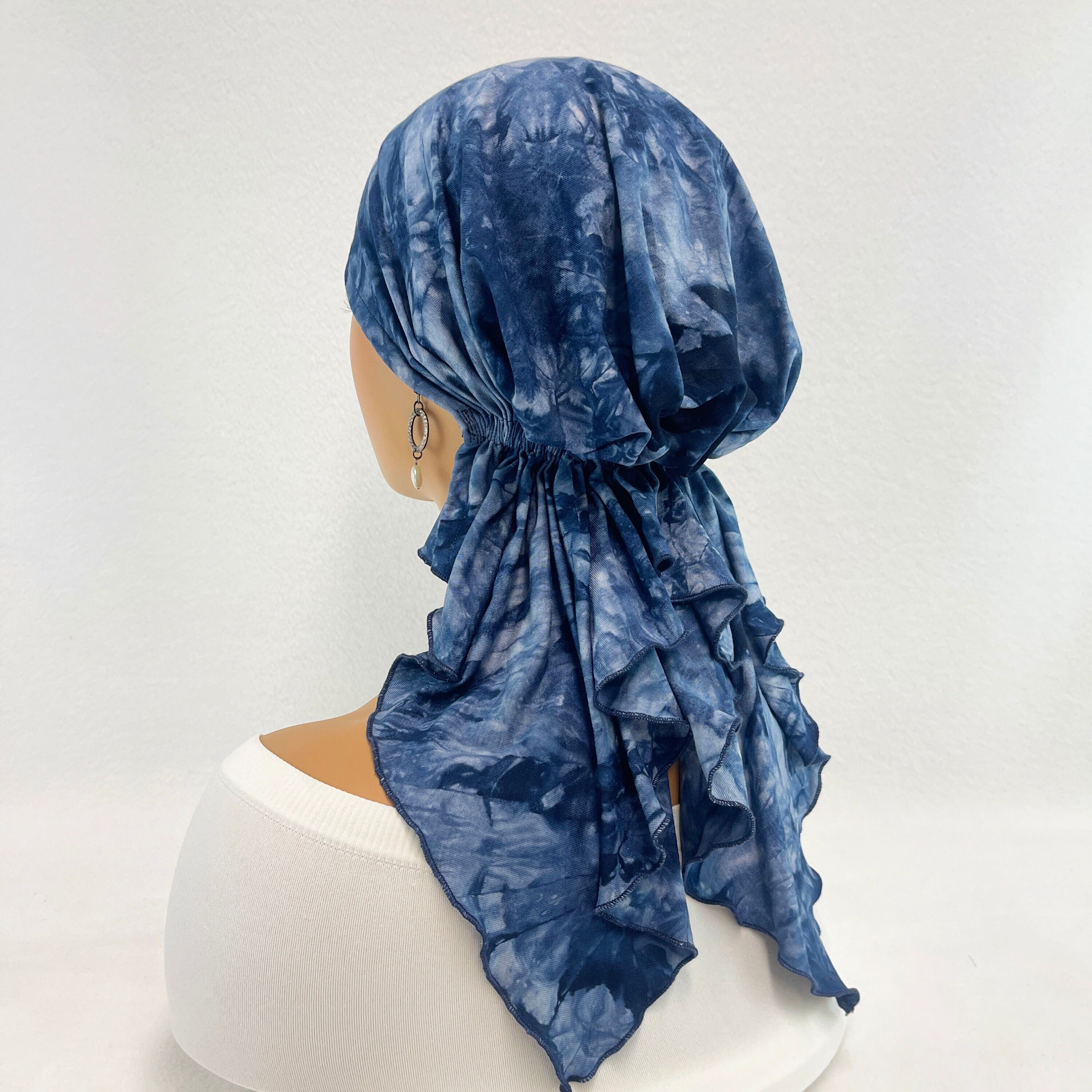 Pre Tied Chemo Head Scarf~women's Cancer Scarves~chemo Hats~caps ...