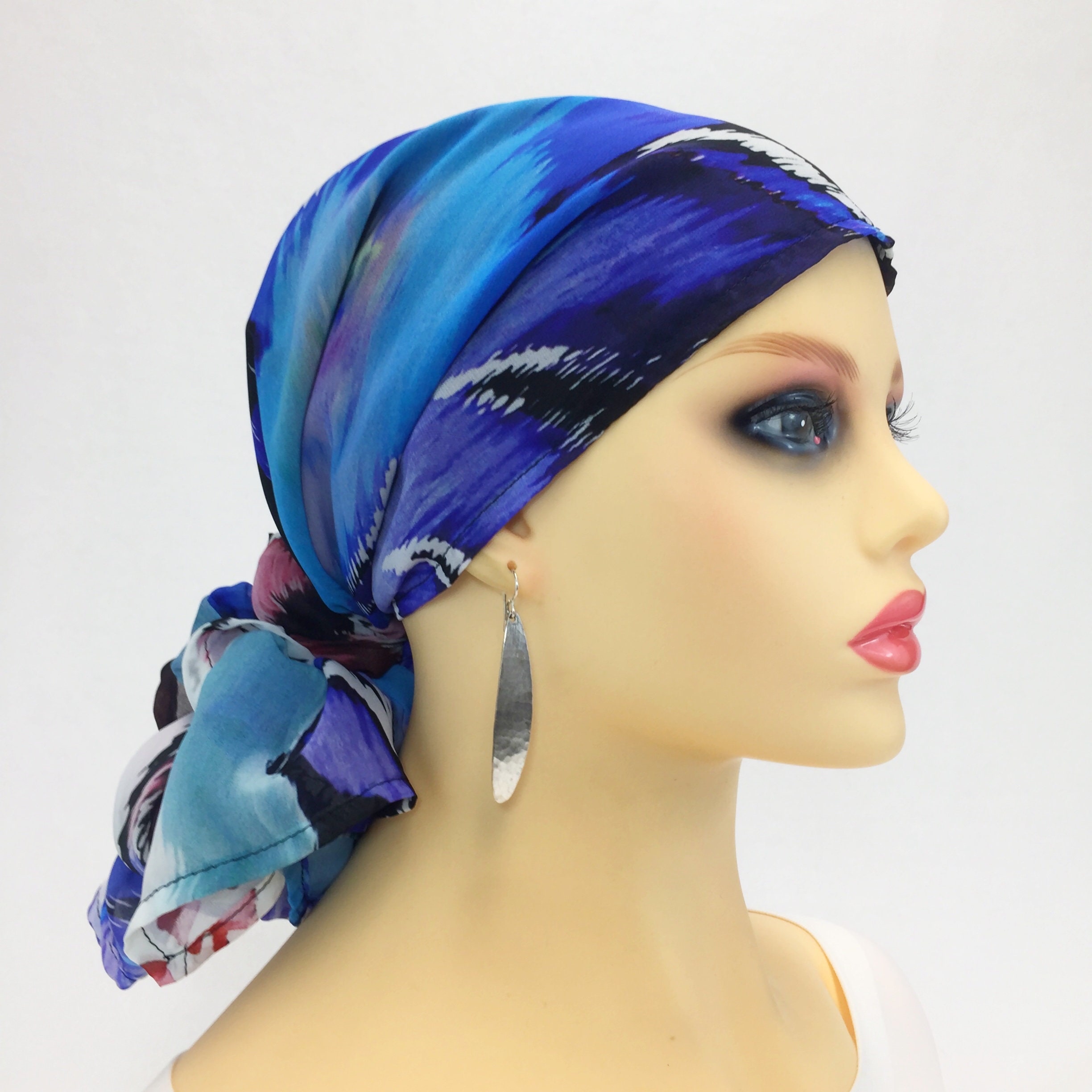 Pre Tied Chemo Head Scarfwomen's Cancer Headwearhair - Etsy UK